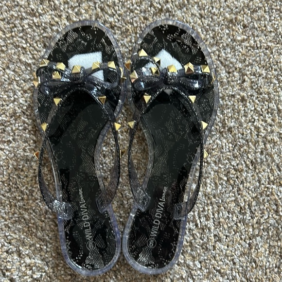 Wild Diva Lounge | Shoes | Wild Diva Jelly Sandles Sz9 New | Poshmark